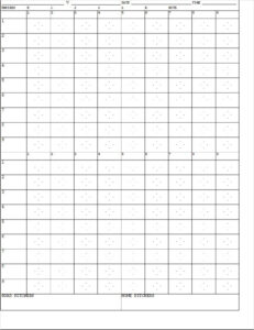 Free Printable Baseball Scorecard Template