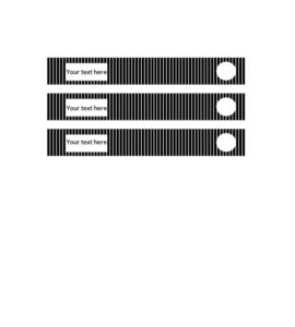 Binder Spine Label Template (Word)