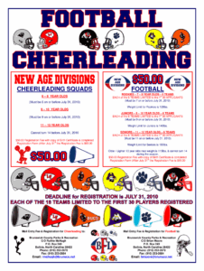 Cheerleader Sign-up Sheet Template
