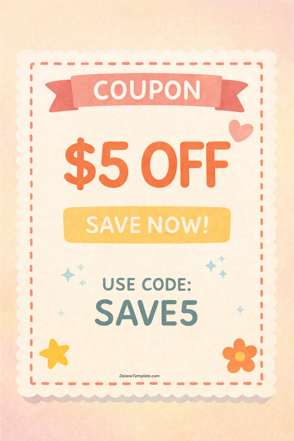 Free Customizable Coupon Template