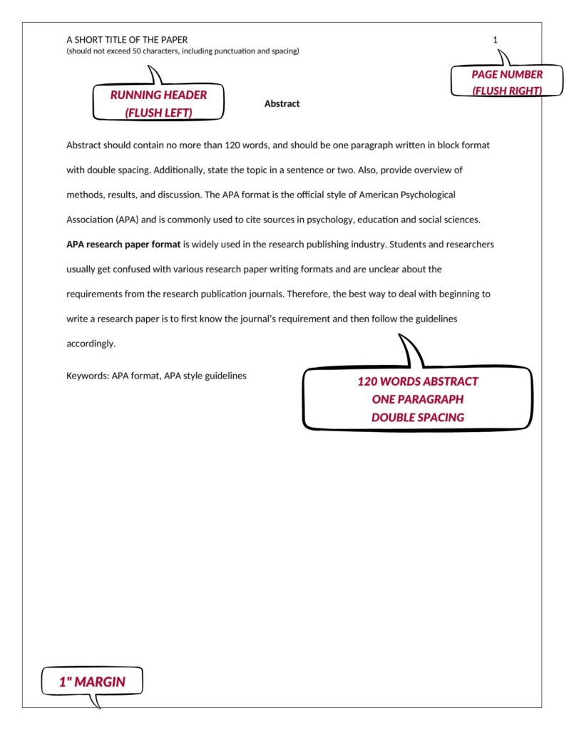 APA Research Paper Template (Word)