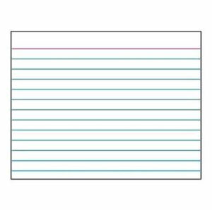 Printable 4x6 Index Card Template