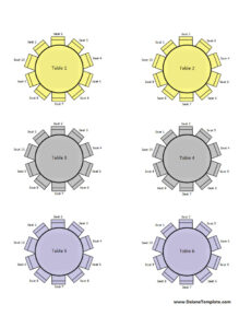 Free Printable Seating Chart Template