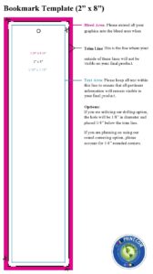 Free Editable Bookmark Template (Word)